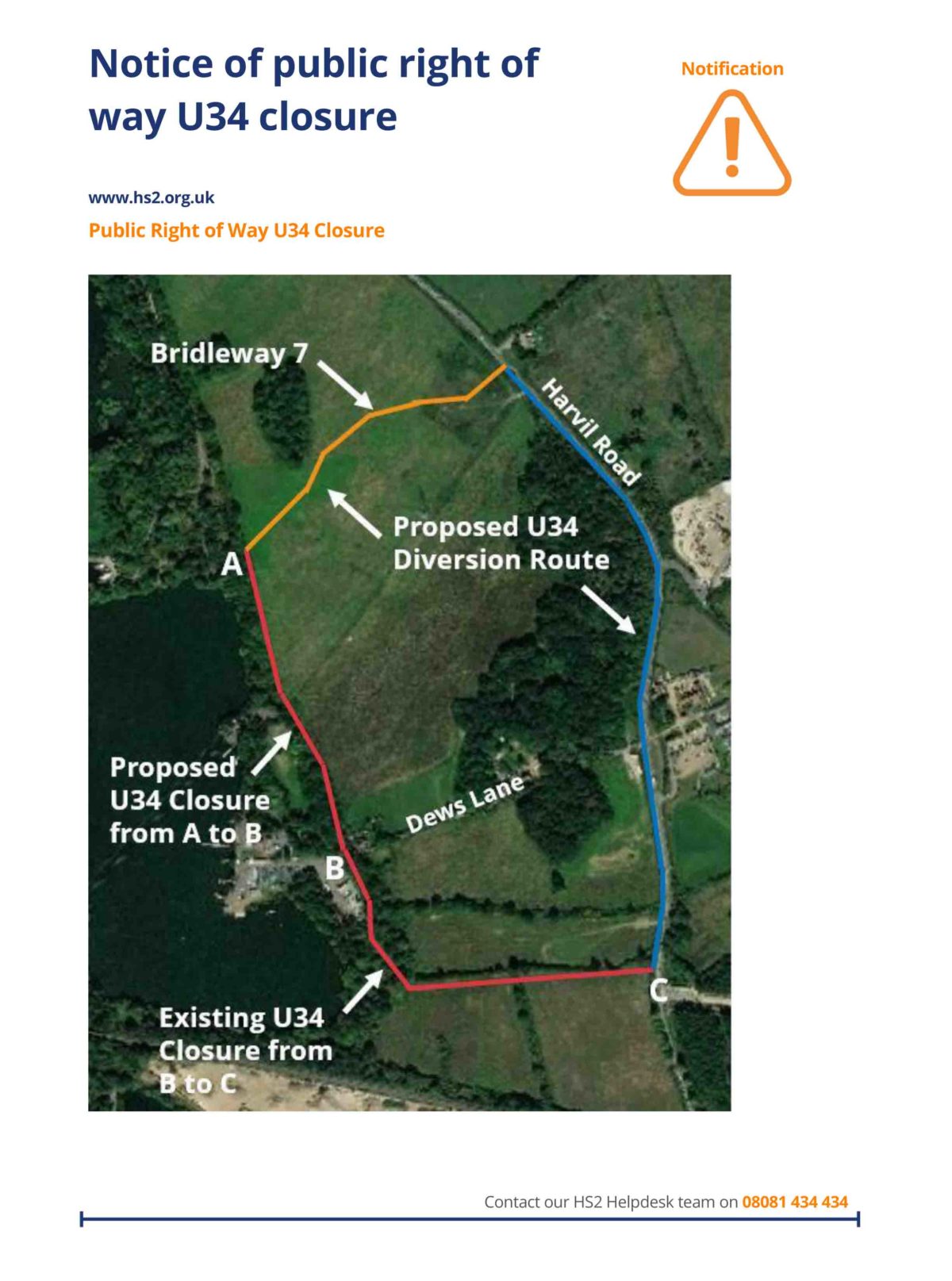 HS2 works – closure of footpath – Eastcote Residents' Association
