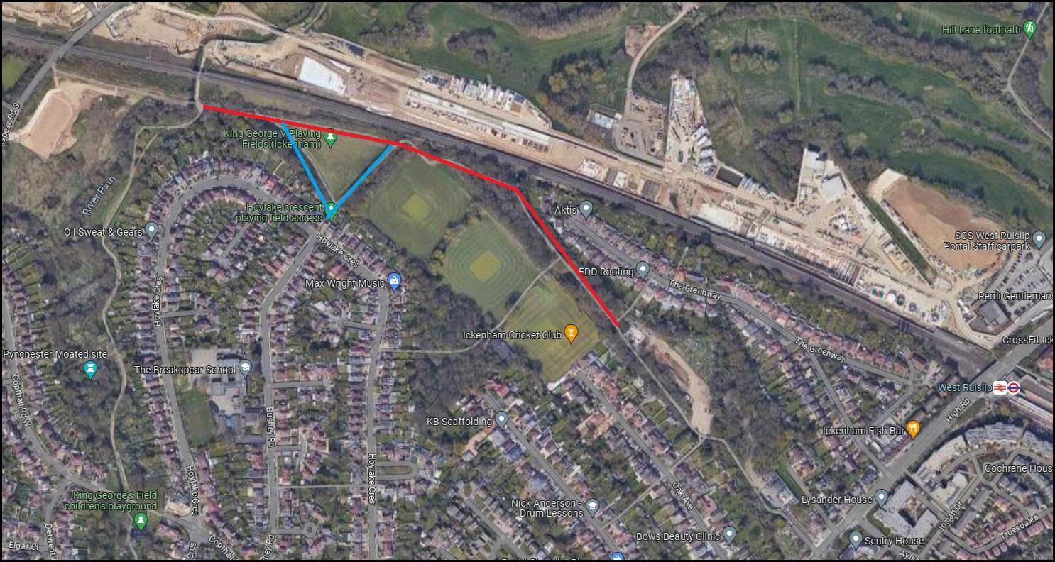 New Footpath Surface Connecting The Greenway to The Celandine Route ...