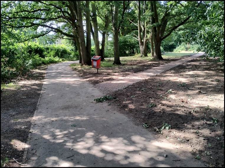 New Footpath Surface Connecting The Greenway to The Celandine Route ...